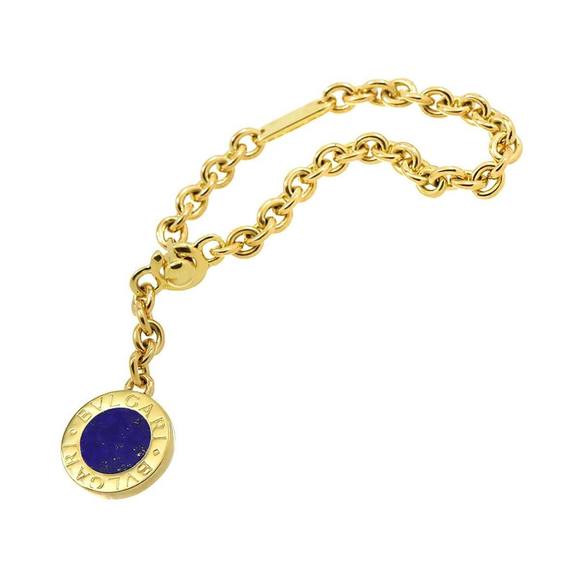 BVLGARI | Jewelry | Bulgari Bvlgari Double Key Chain Lapis Lazuli K8 Yg ...